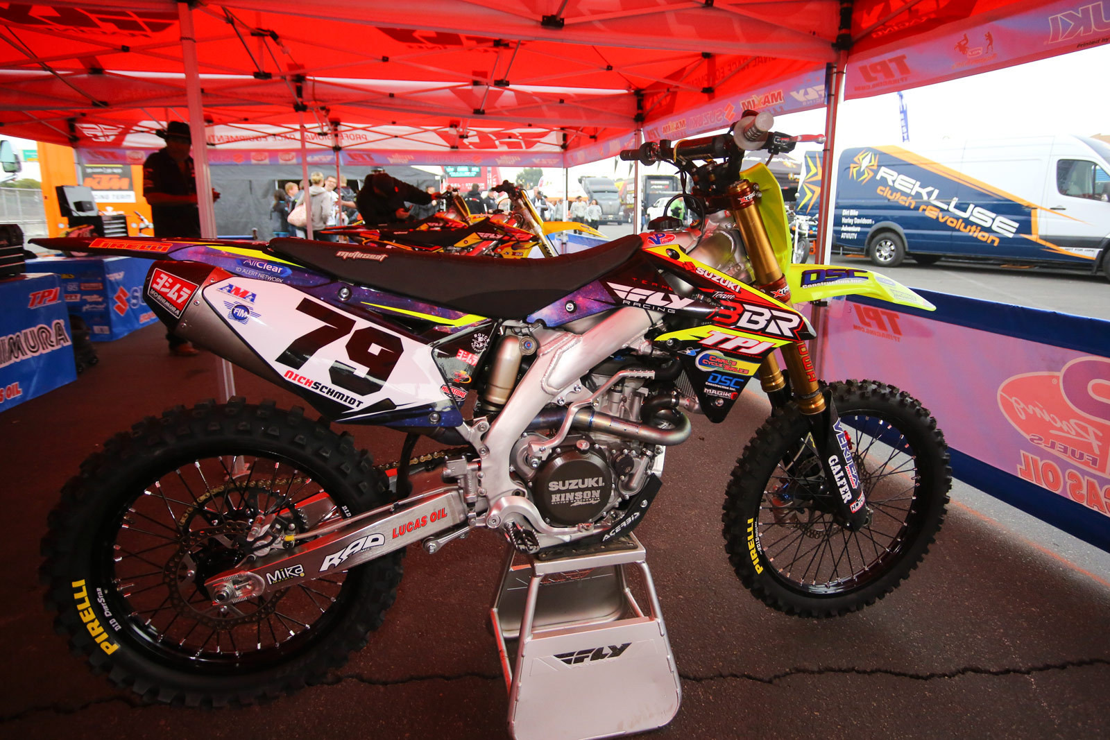 Nick Schmidt - Vital MX Pit Bits: Anaheim 2 - Motocross Pictures - Vital MX
