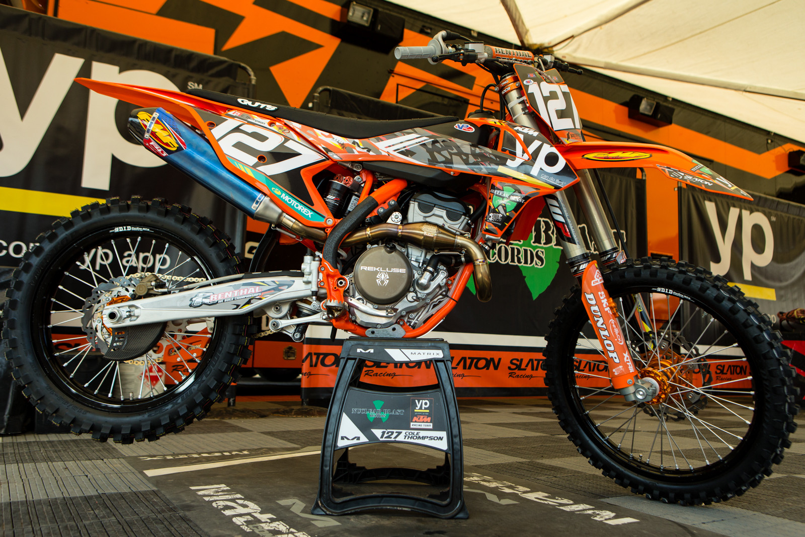 Cole Thompson's KTM 250 SX-F - Vital MX Pit Bits: San Diego 2 ...