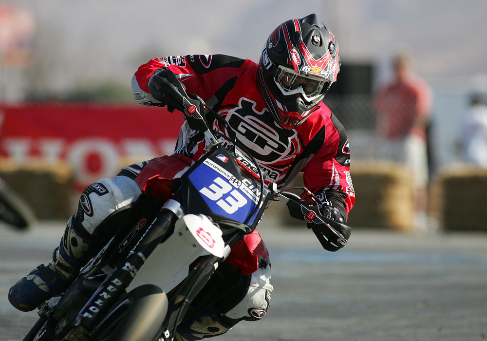 Adam Cini - 2007 Supermoto Mayhem at the Morongo-Saturday - Motocross ...