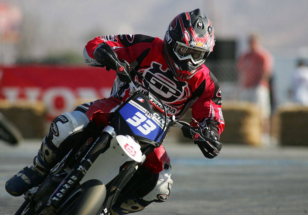 Adam Cini - 2007 Supermoto Mayhem at the Morongo-Saturday - Motocross ...