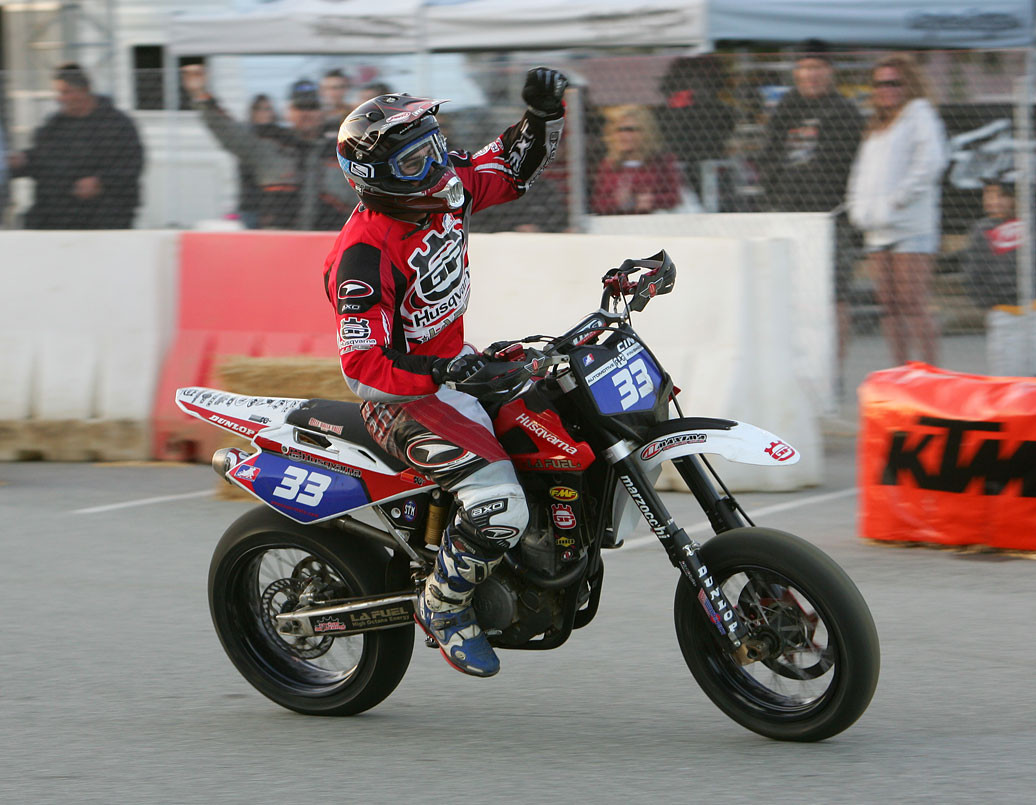 Adam Cini - 2007 Supermoto Mayhem at the Morongo-Saturday - Motocross ...