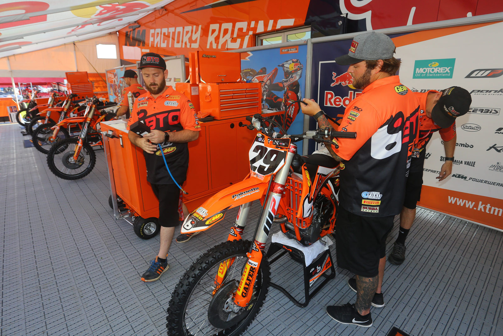 Team BTO Sports/KTM/WPS - Vital MX Pit Bits: Unadilla - Motocross ...