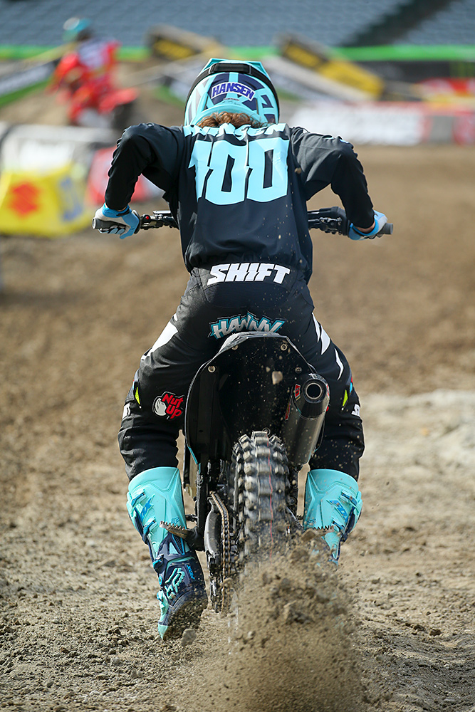 Josh Hansen - Vital MX Pit Bits: Anaheim 1 - Motocross Pictures - Vital MX