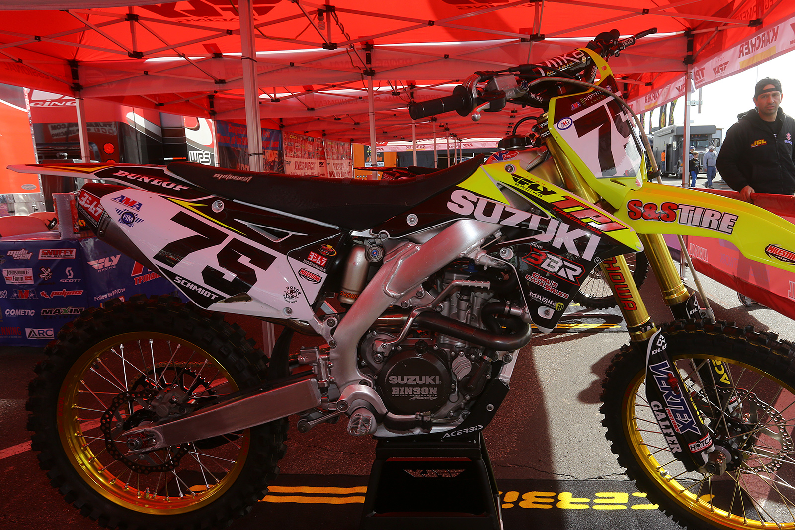 Nick Schmidt - Vital MX Pit Bits: Anaheim 1 - Motocross Pictures - Vital MX