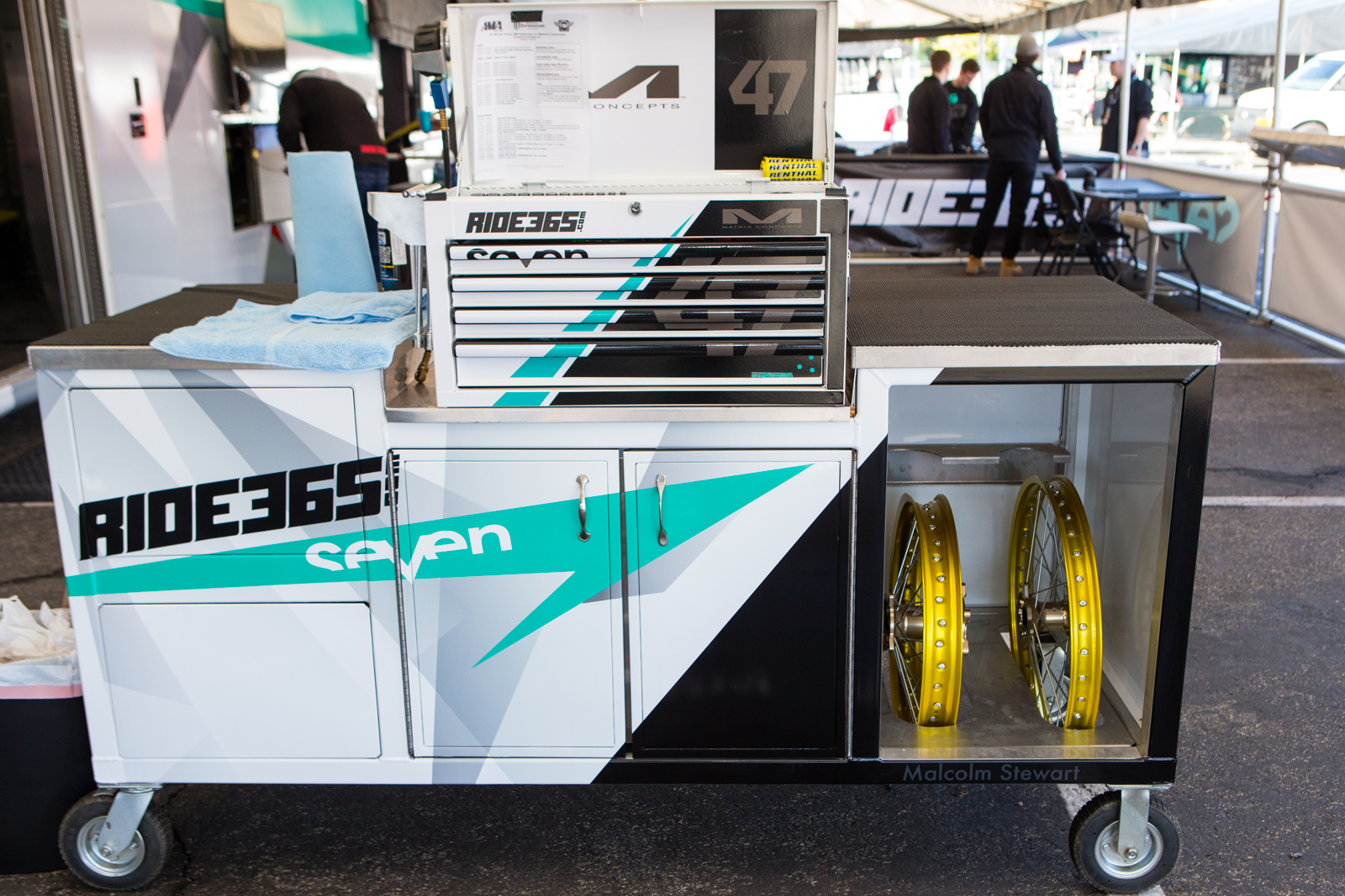 RIDE365.com/Stewart Racing Pit Cart - Vital MX Pit Bits: Anaheim 2 ...