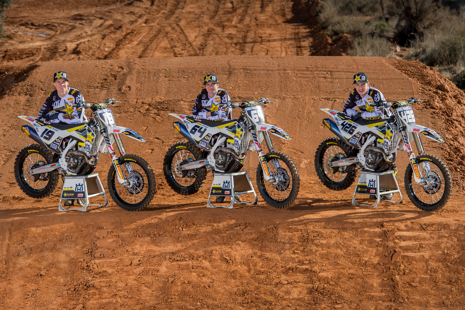 Rockstar Energy Husqvarna Factory Racing MX2 Team Thomas Kjer Olsen ...