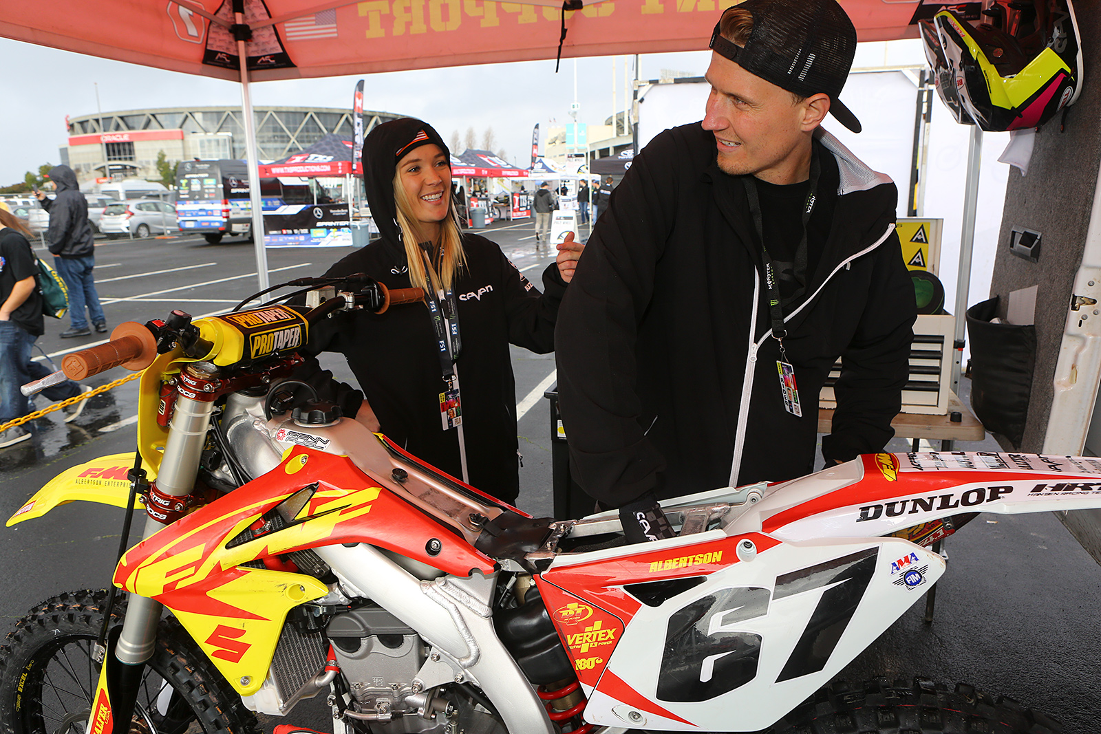 Georgia and Jimmy Albertson - Vital MX Pit Bits: Oakland - Motocross ...