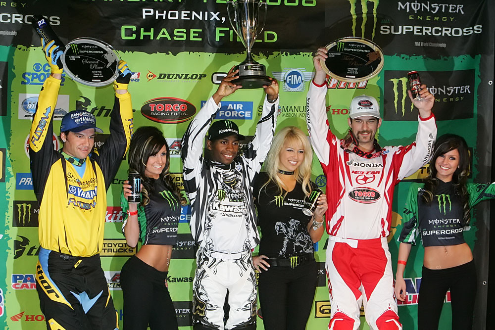 Phoenix Supercross Podium - 2008 Monster Energy Supercross: Phoenix ...
