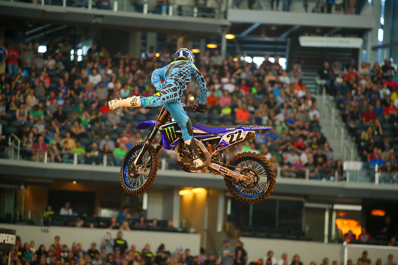 Photo Blast: Arlington, and Chad Reed during rider introductions ...
