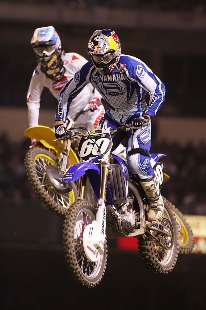 Broc Hepler and Ryan Dungey - 2008 Monster Energy Supercross: Anaheim 2 ...