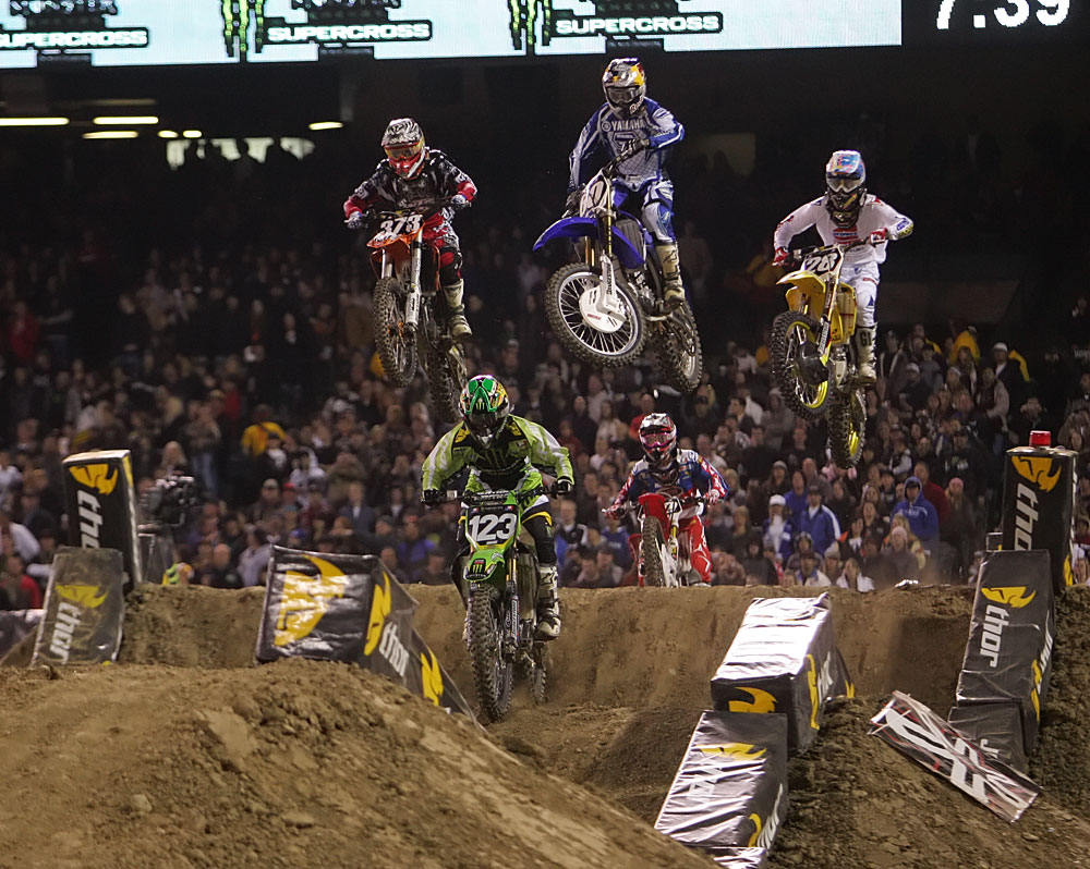 Brett Metcalfe, Broc Hepler, Ryan Dungey - 2008 Monster Energy ...