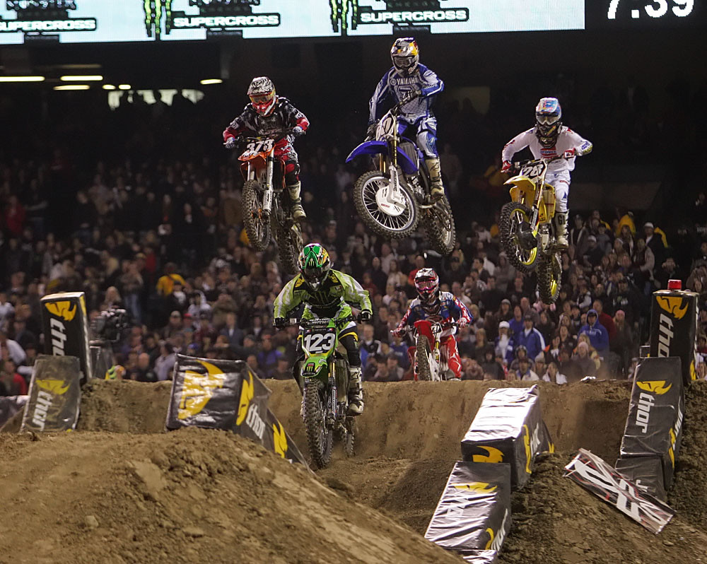 Brett Metcalfe, Broc Hepler, Ryan Dungey - 2008 Monster Energy ...