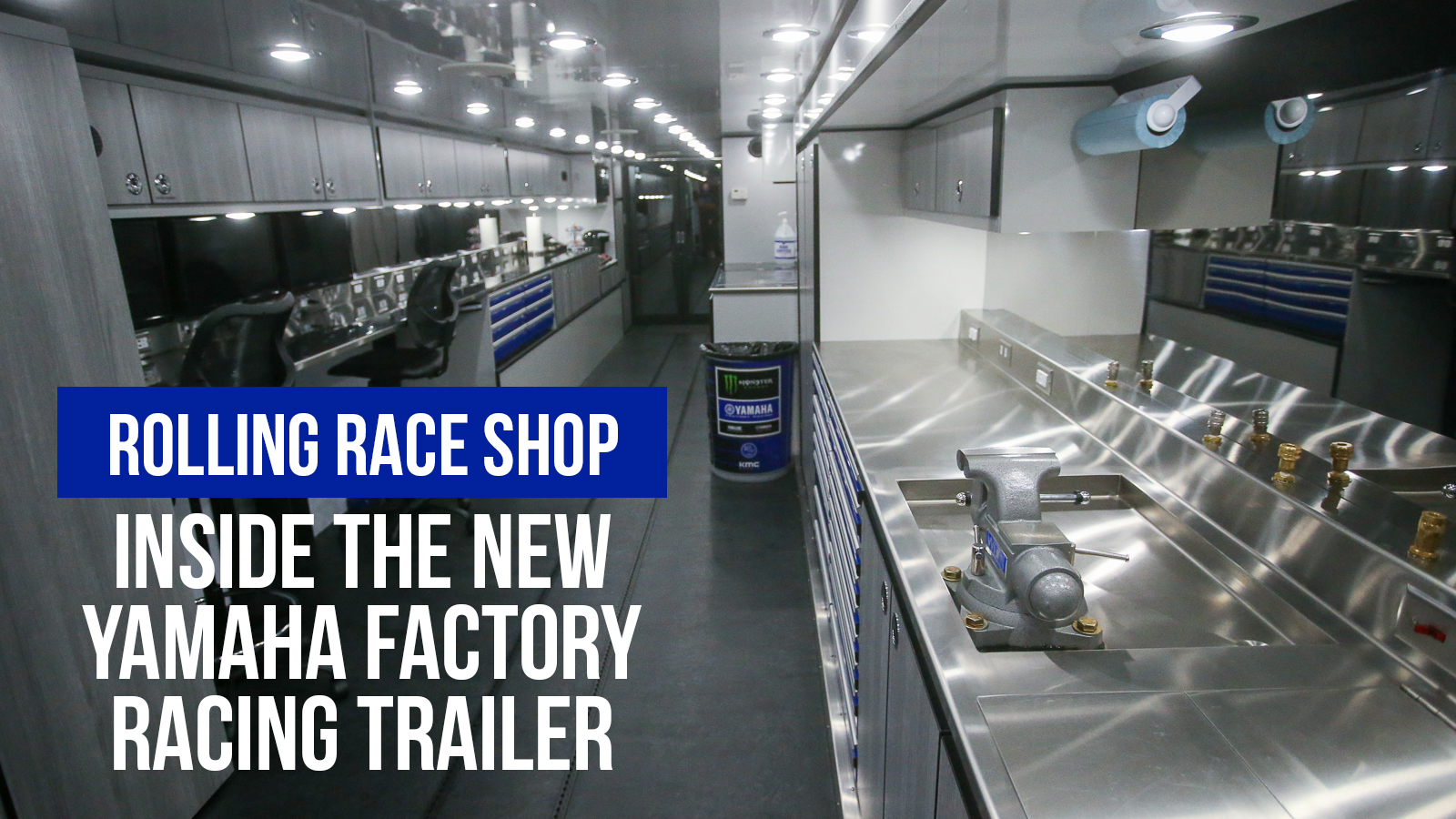 Inside The New Yamaha Factory Racing Trailer - Motocross Videos - Vital MX