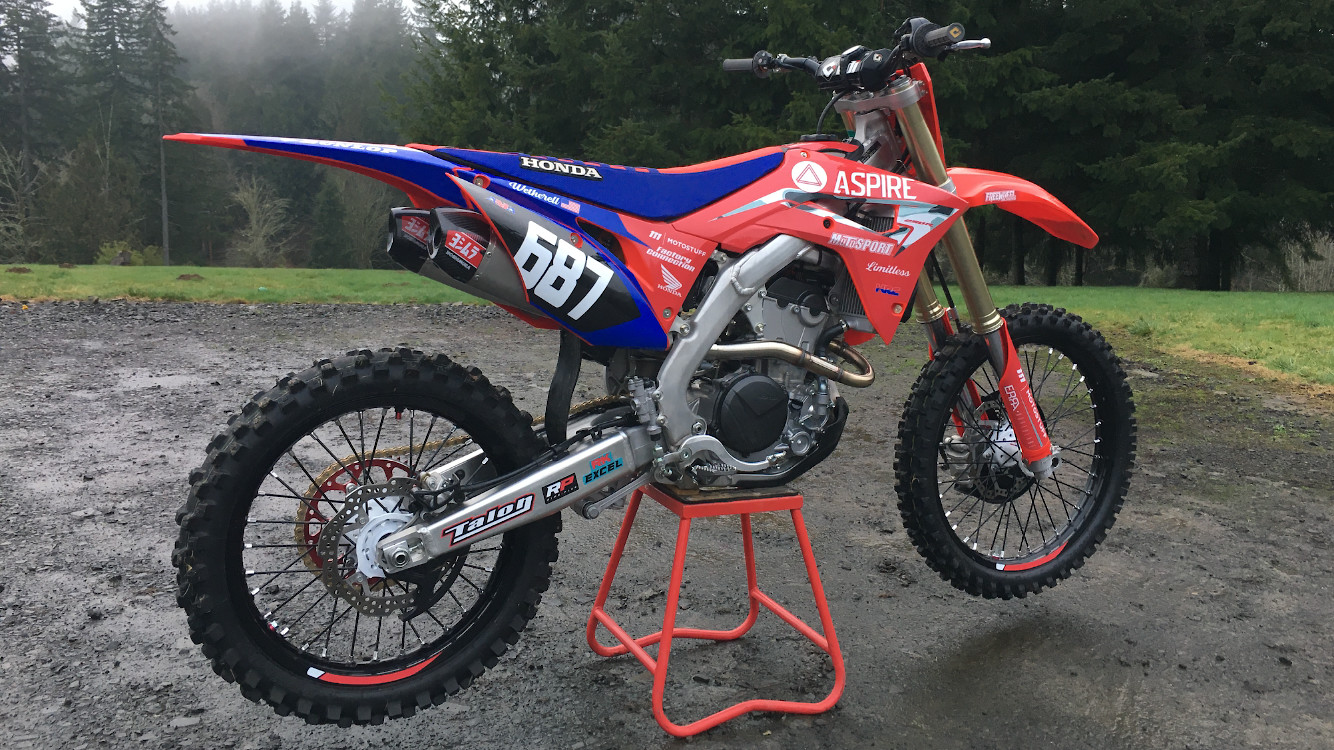 2018 Aspire Racewear Team CRF250R - kdubsteezey's Bike Check - Vital MX