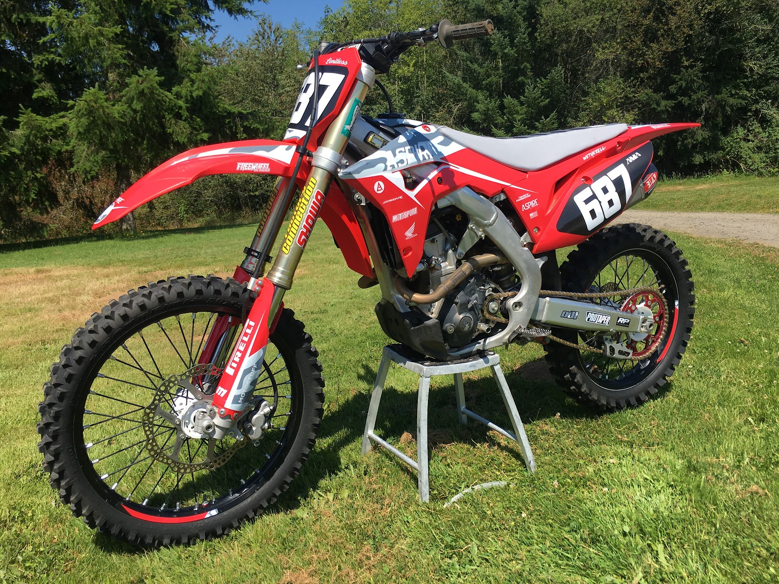 2018 Aspire Racewear Team CRF250R - kdubsteezey's Bike Check - Vital MX
