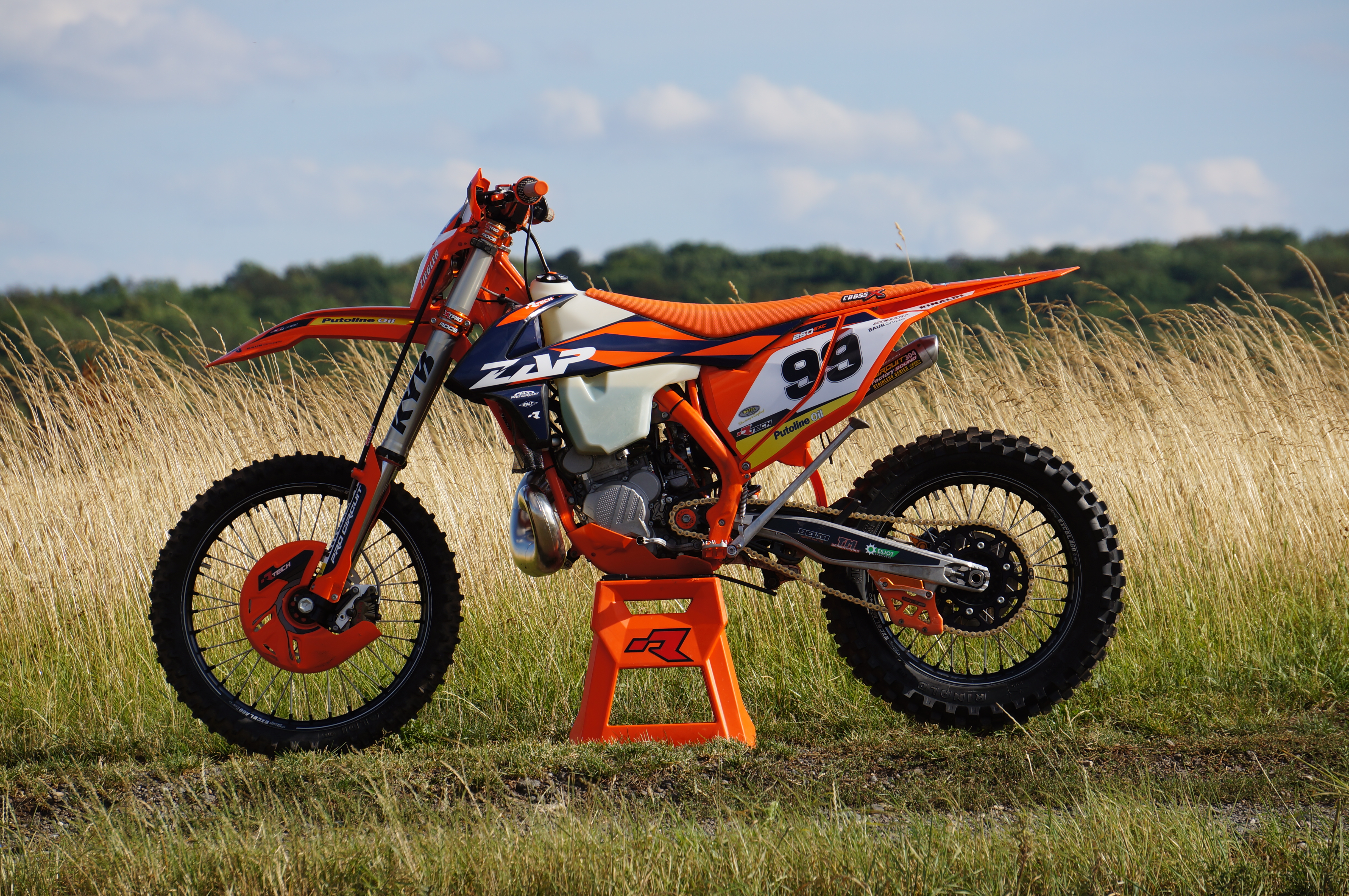 Ktm XC 250 2018 Zap Factory Team Bike - Husqvarna tx's Bike Check ...