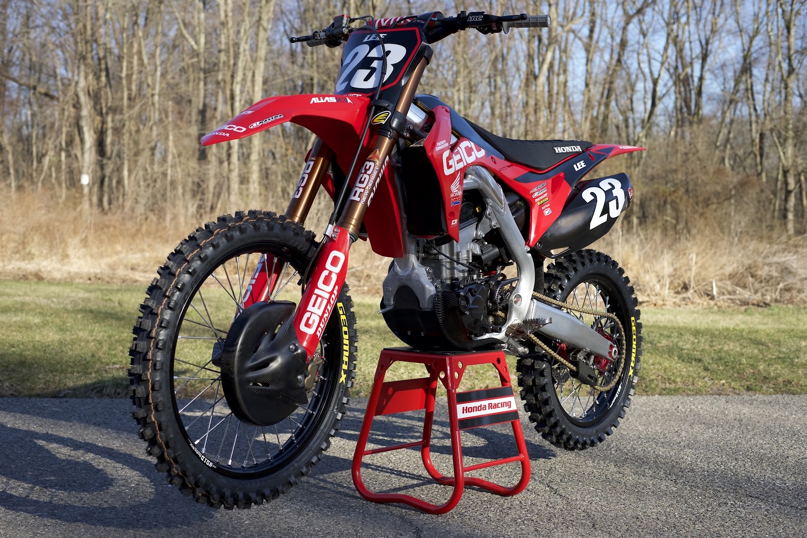 Factory Geico Honda CRF 250r - mike23lee's Bike Check - Vital MX