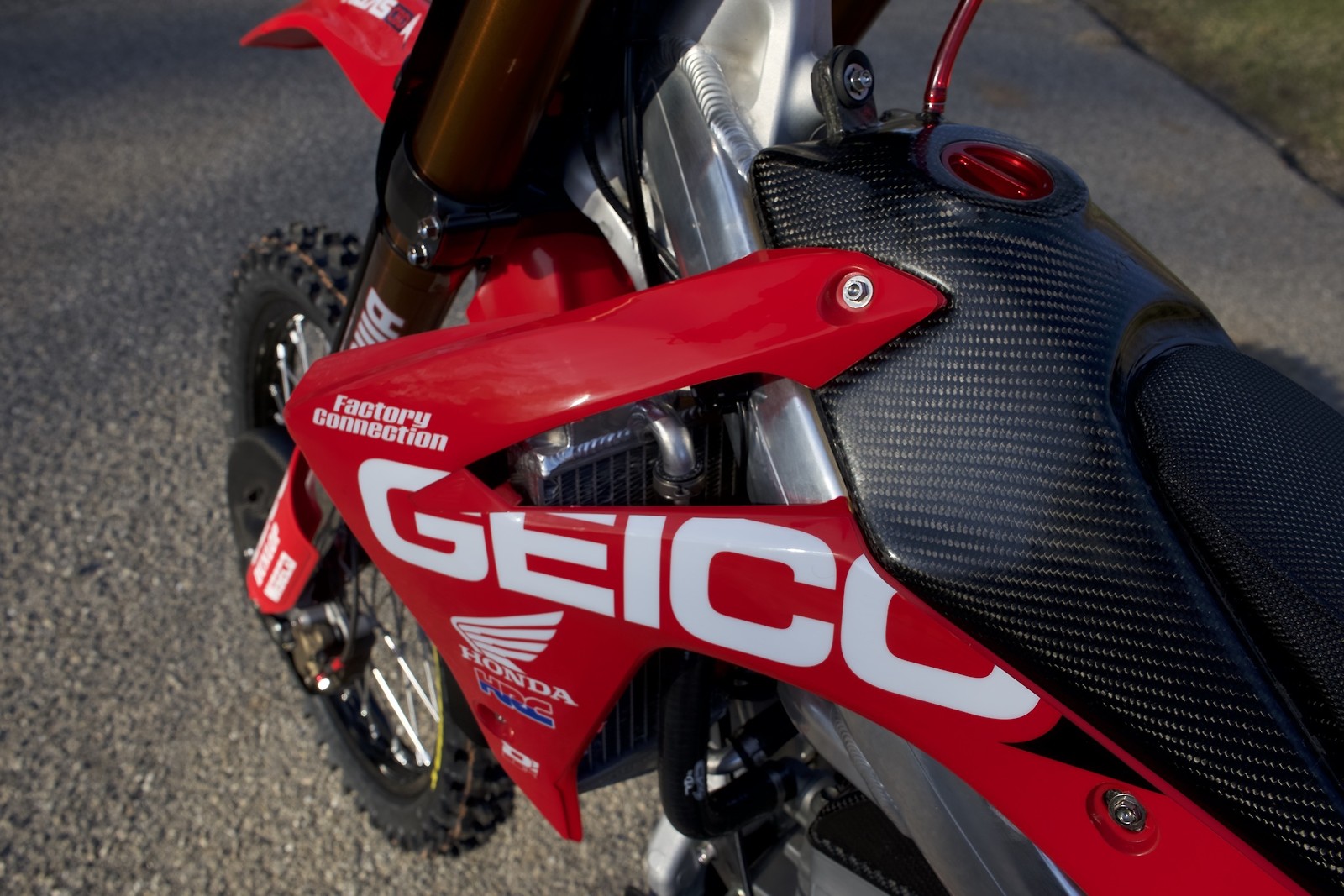 Factory Geico Honda CRF 250r - mike23lee's Bike Check - Vital MX