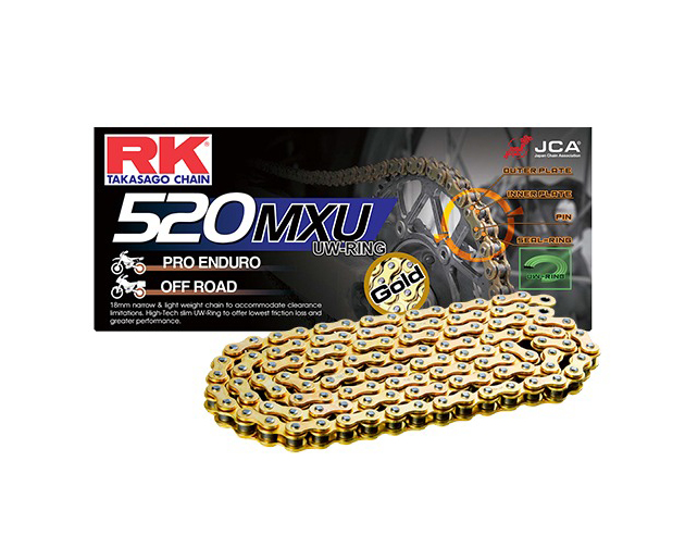RK 520MXU UW-Ring Chain - Reviews, Comparisons, Specs - Chains - Vital MX