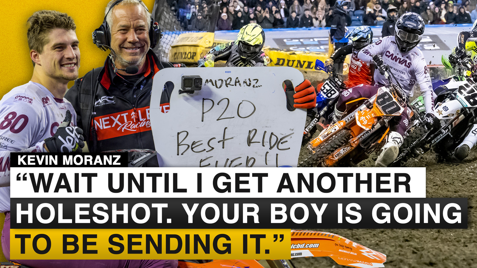 "Wait Until I Get Another Holeshot. Your Boy is Going to be Sending It" | Kevin Moranz on ...