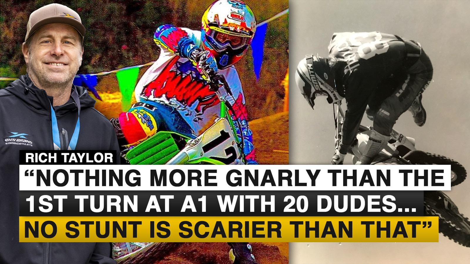 "Nothing More Gnarly Than the First Turn at A1 with 20 Dudes...No Stunt ...