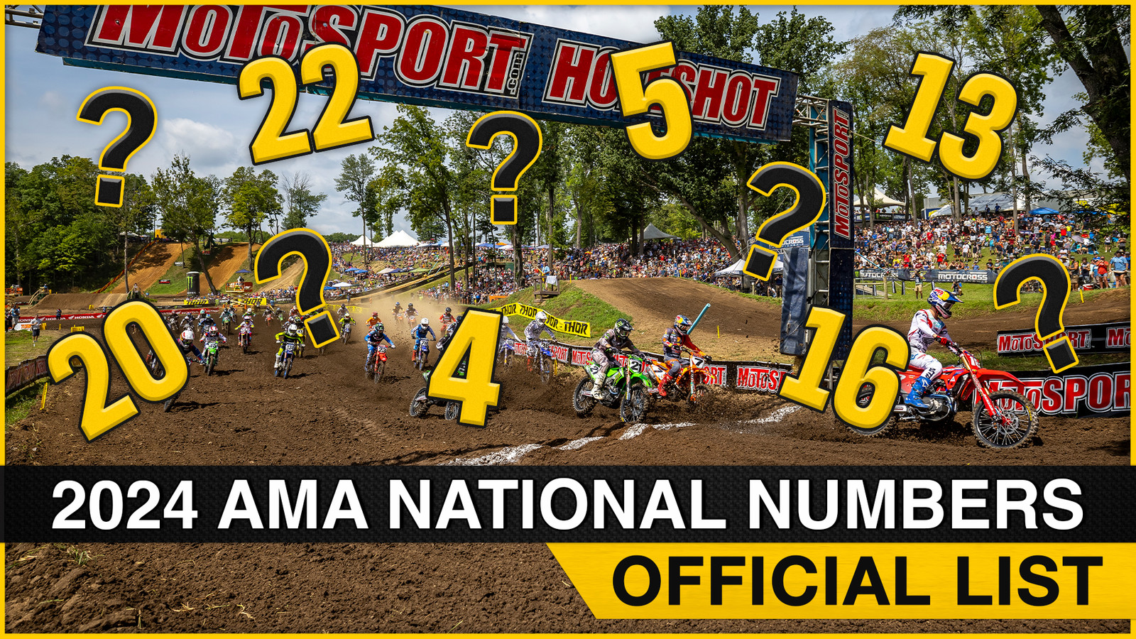 2024 AMA National Numbers | Official - Motocross Feature - Vital MX