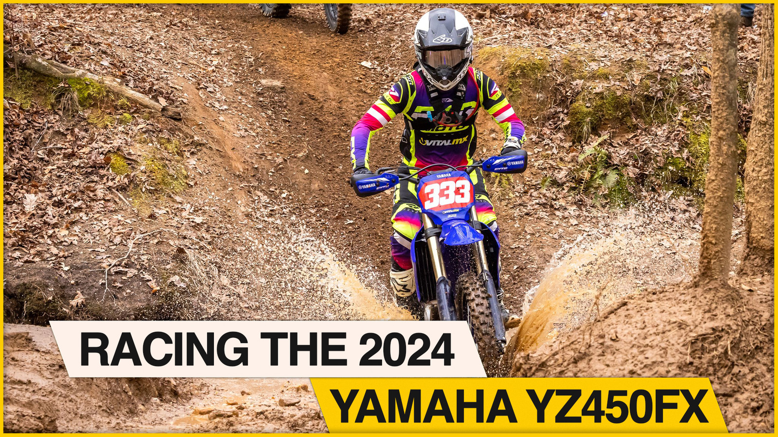 Racing the 2024 Yamaha YZ450FX | Big Buck GNCC - Motocross Feature - Vital MX