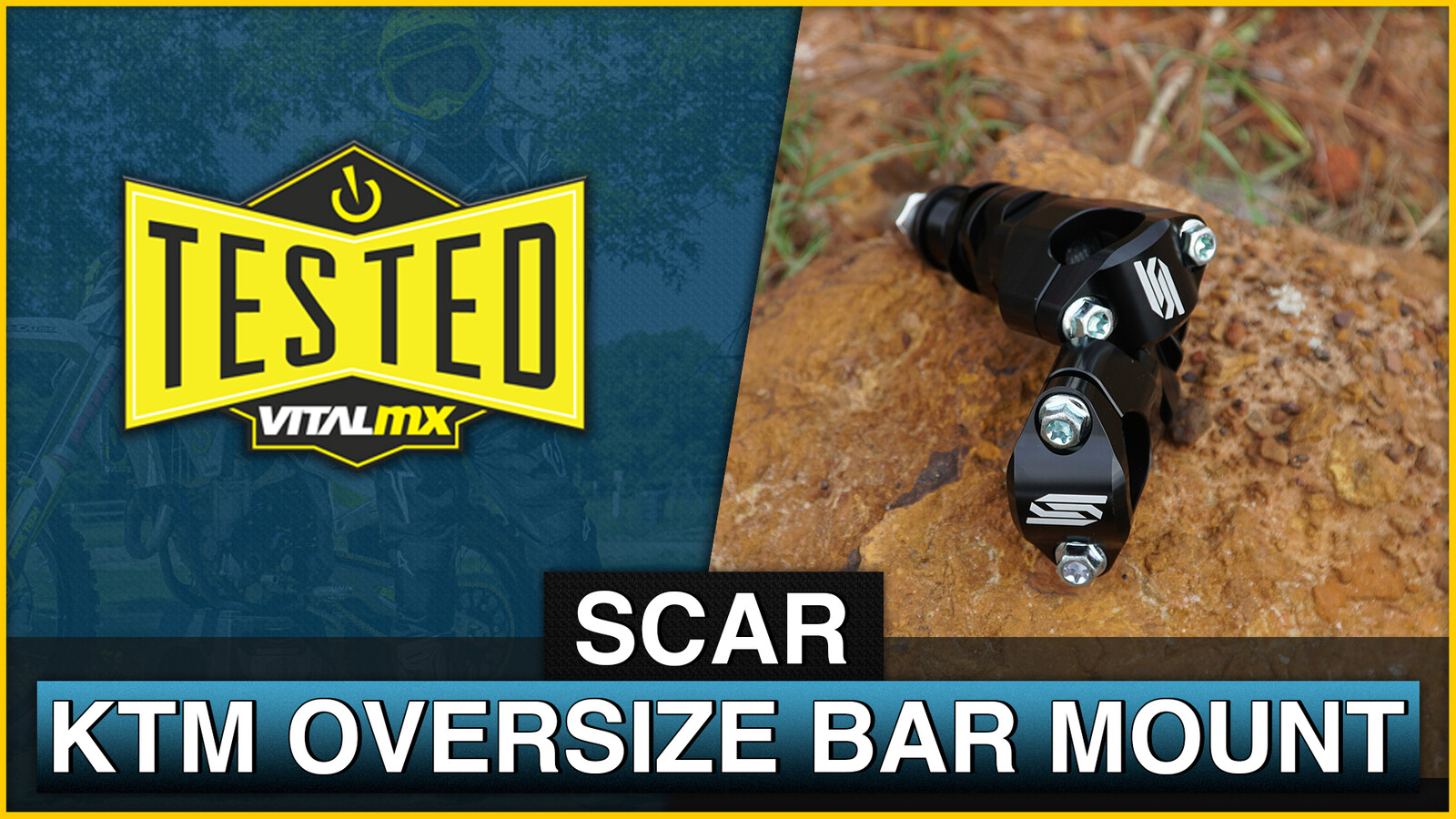 Tested: Scar KTM Oversize Handlebar Mounts - Motocross Feature - Vital MX