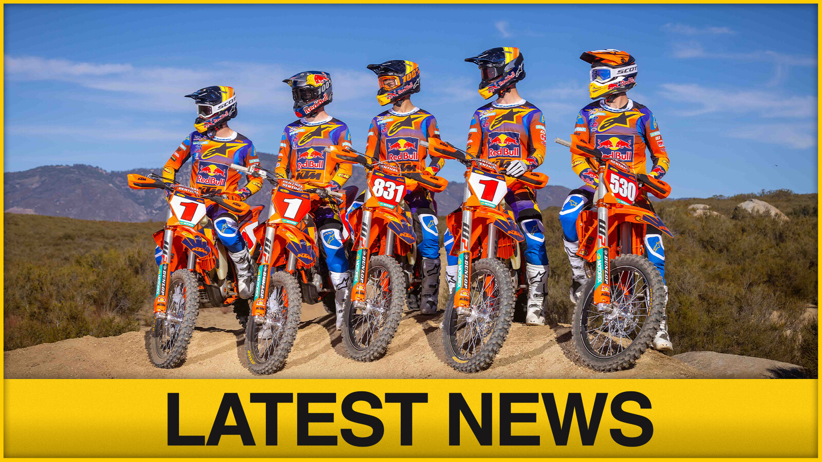 FMF KTM Factory Racing Team Announces 2025 Off-Road Roster | News ...
