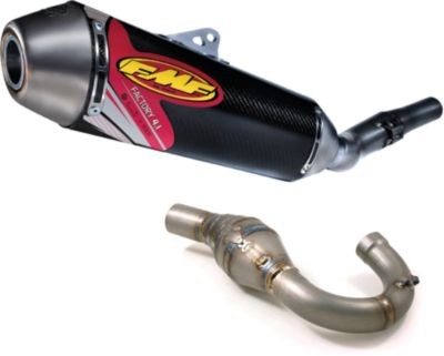FMF Racing Fmf Factory 4.1 Complete Exhaust Carbon Fiber With Titanium ...