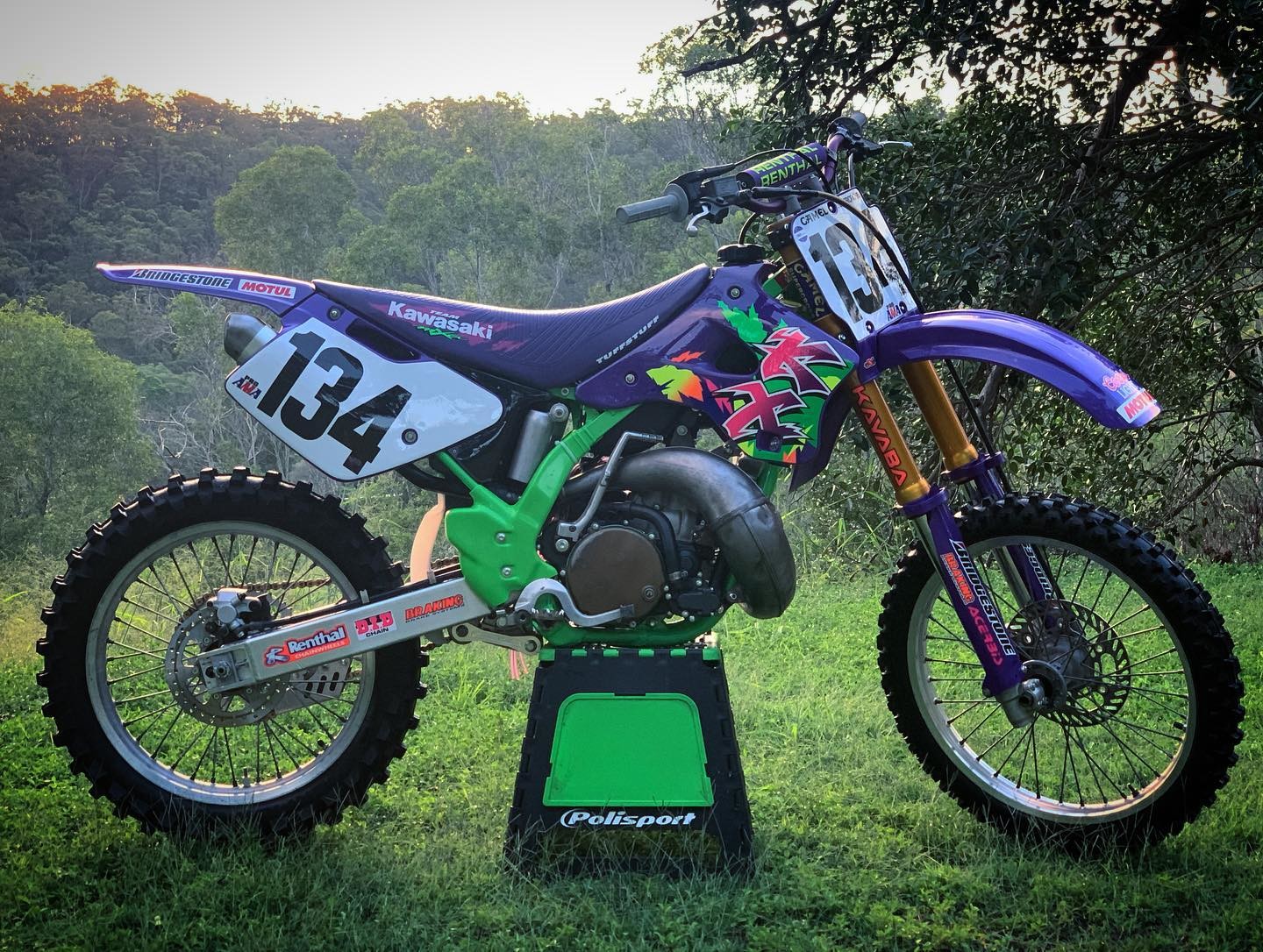 1998 Purple Dream KX250 - theKXkid's Bike Check - Vital MX