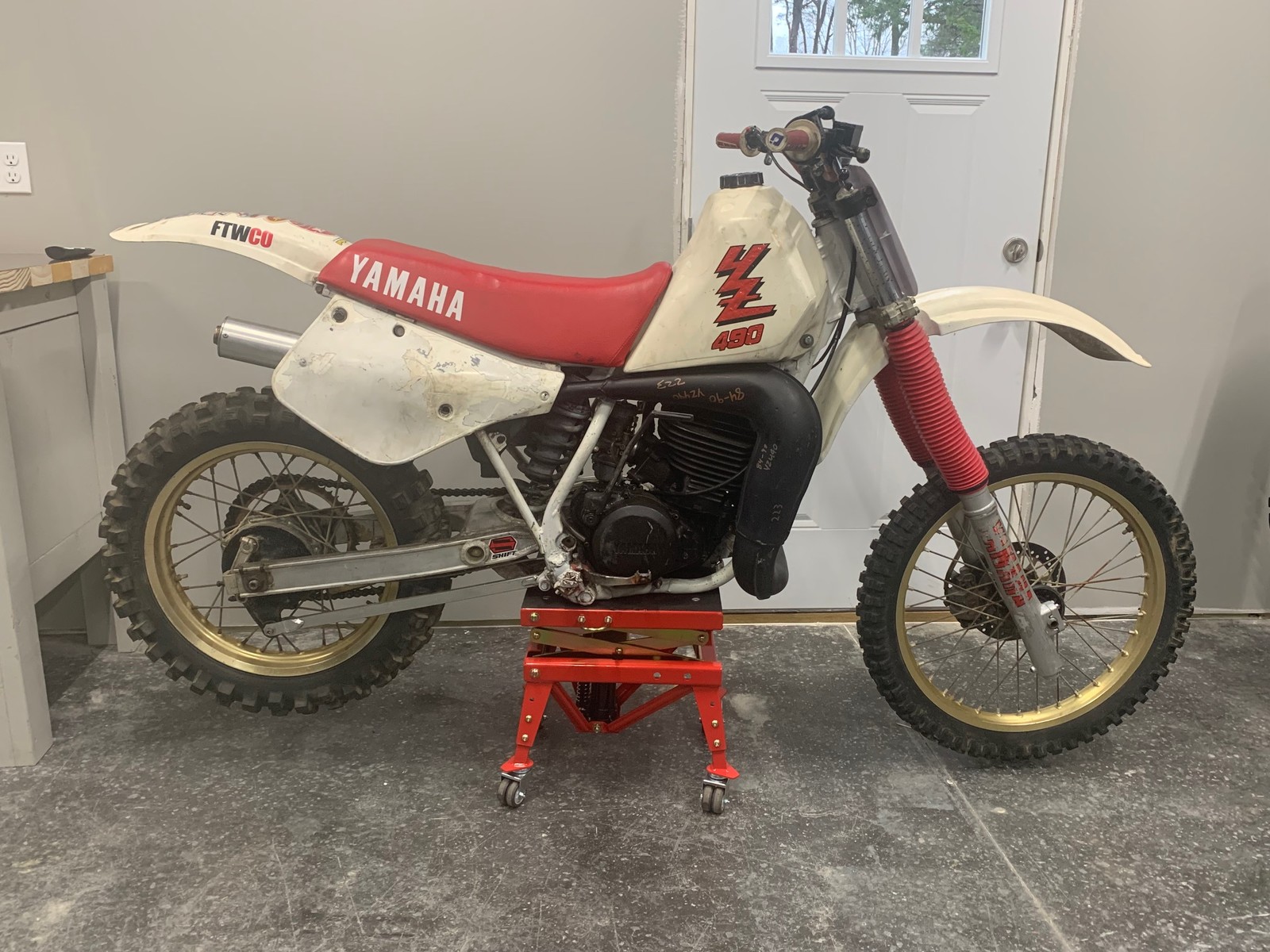 1987 Yamaha YZ490 Rescue - shigs58's Bike Check - Vital MX