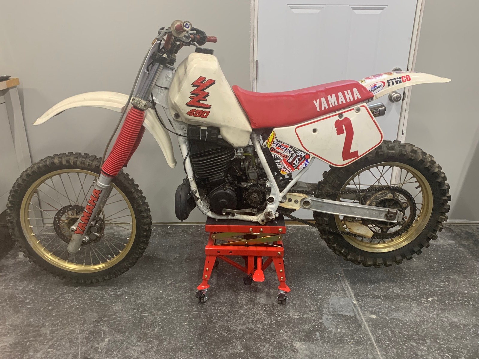 1987 Yamaha YZ490 Rescue - shigs58's Bike Check - Vital MX