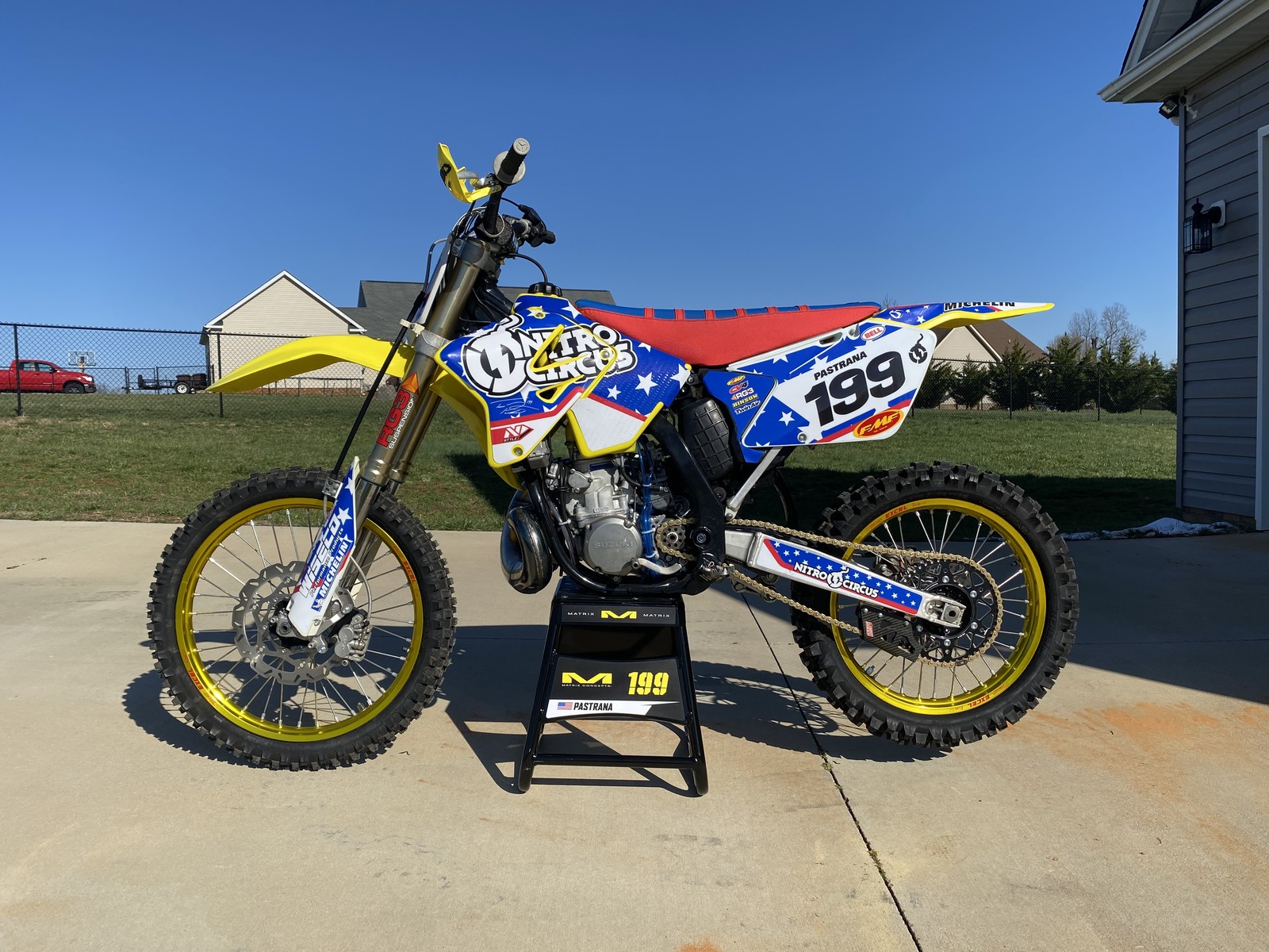 Travis Pastrana’s 2006 RM250 - 1sevenFilms's Bike Check - Vital MX