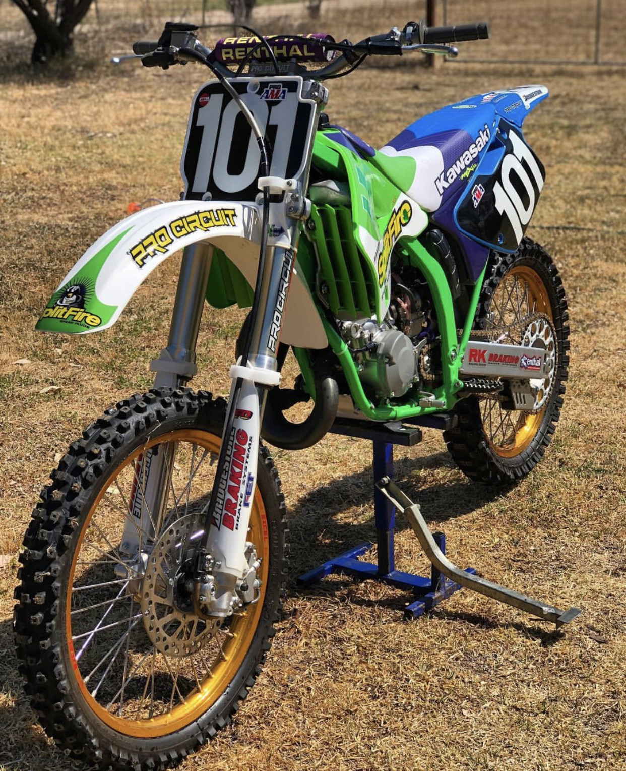 1997 Kawasaki KX125 (95 Pichon Splitfire Replica) - Andy_Hollier's Bike Check - Vital MX