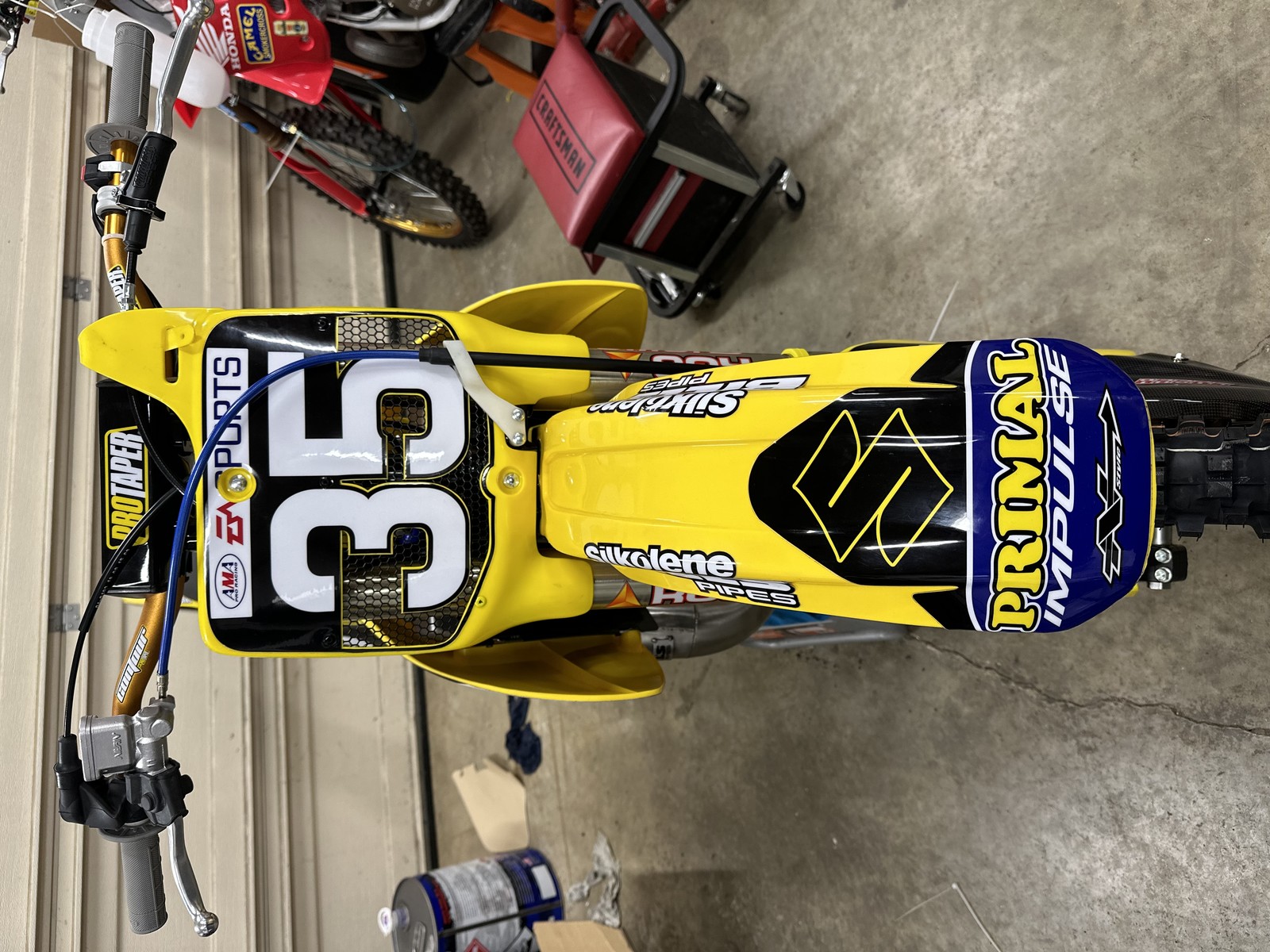Mitch Allard’s 2000 Rm 125 pingree themed primal impulse suzuki ...