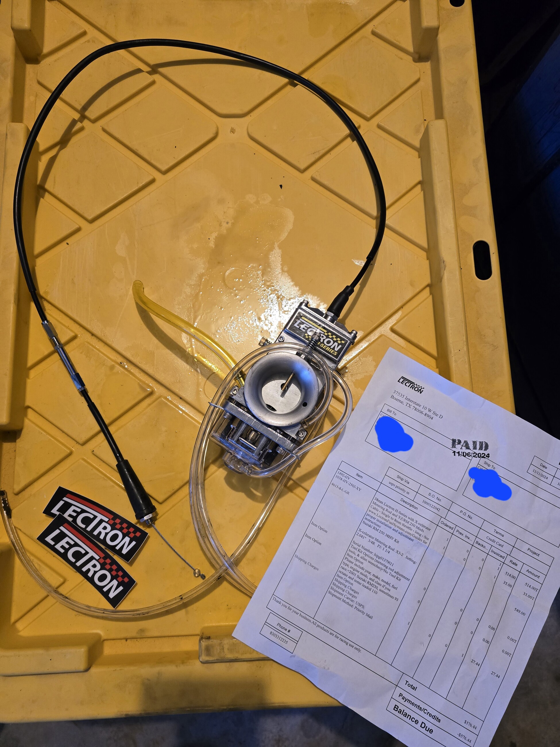 Lectron 38 H series Carb - For Sale/Bazaar - Motocross Forums / Message ...