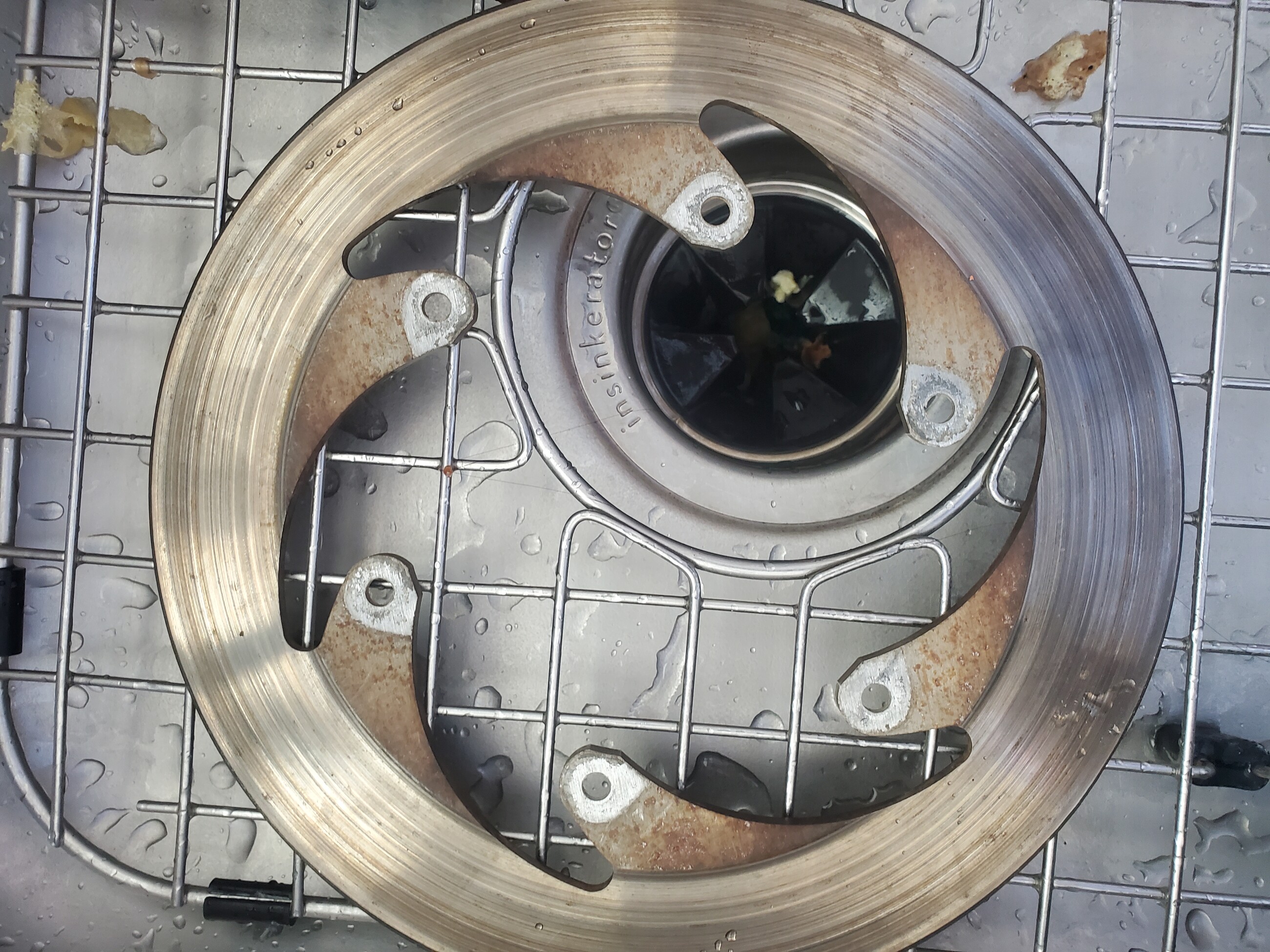 Cleaning rear rotor? Blue, rust, mud - Tech Help/Race Shop - Motocross Forums / Message Boards ...