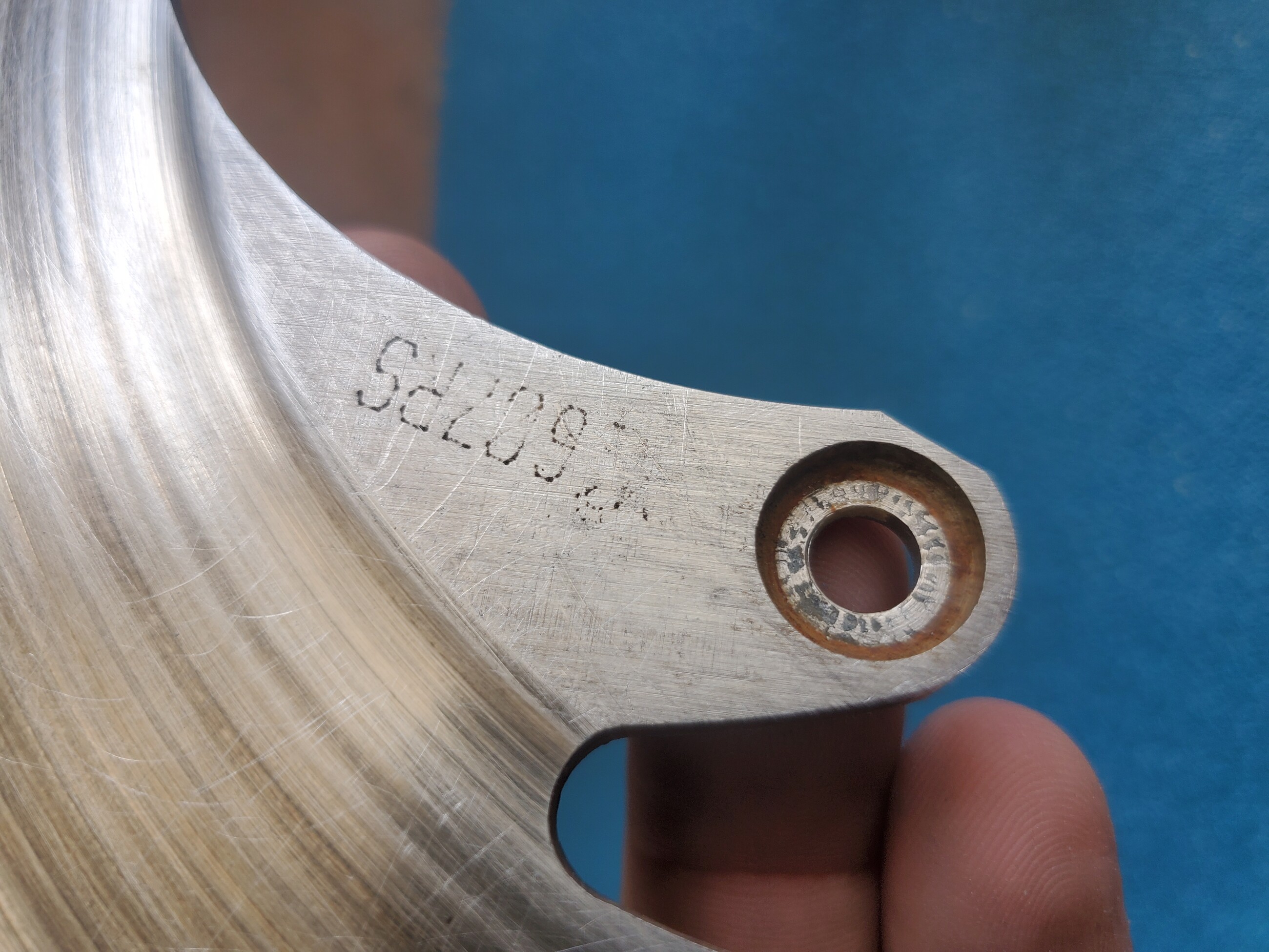 Cleaning rear rotor? Blue, rust, mud - Tech Help/Race Shop - Motocross Forums / Message Boards ...