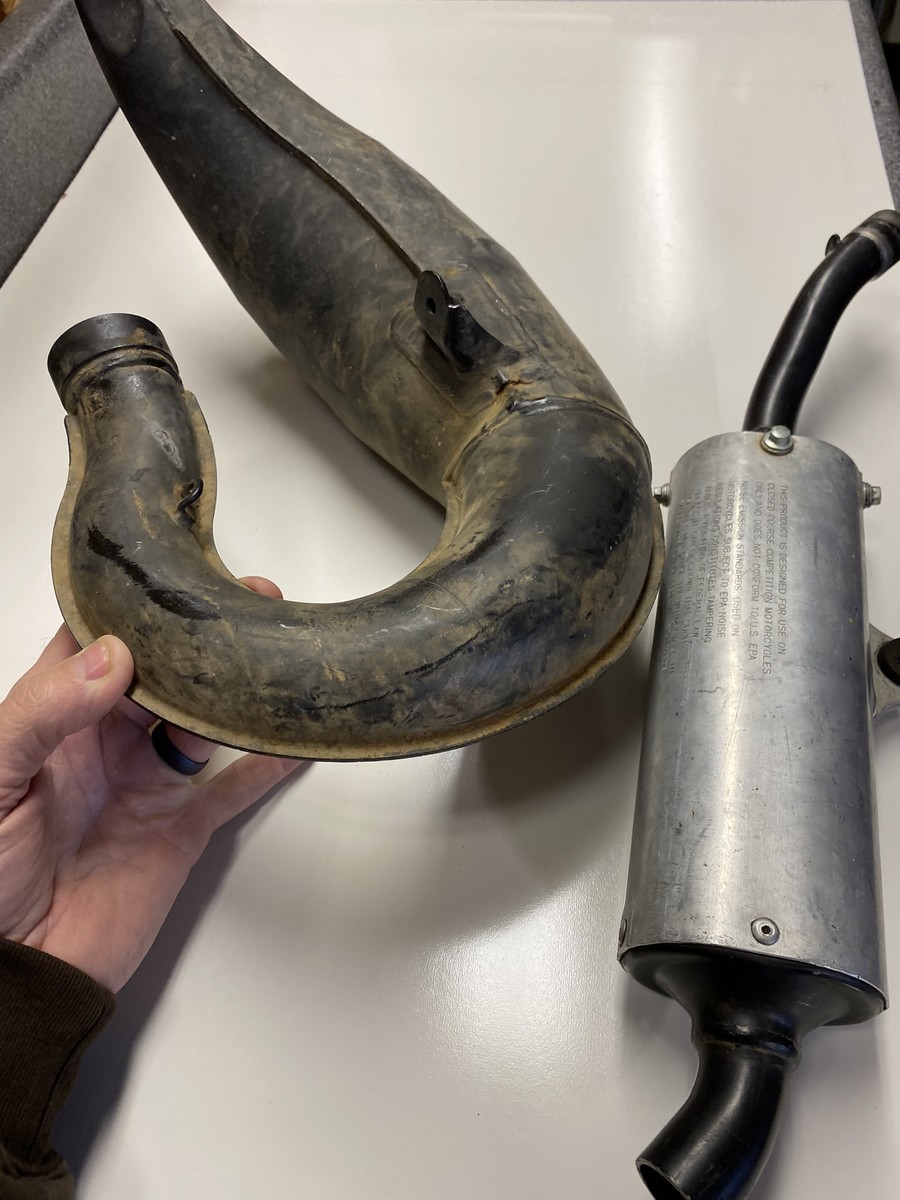 Cr125 OEM pipe - For Sale/Bazaar - Motocross Forums / Message Boards ...