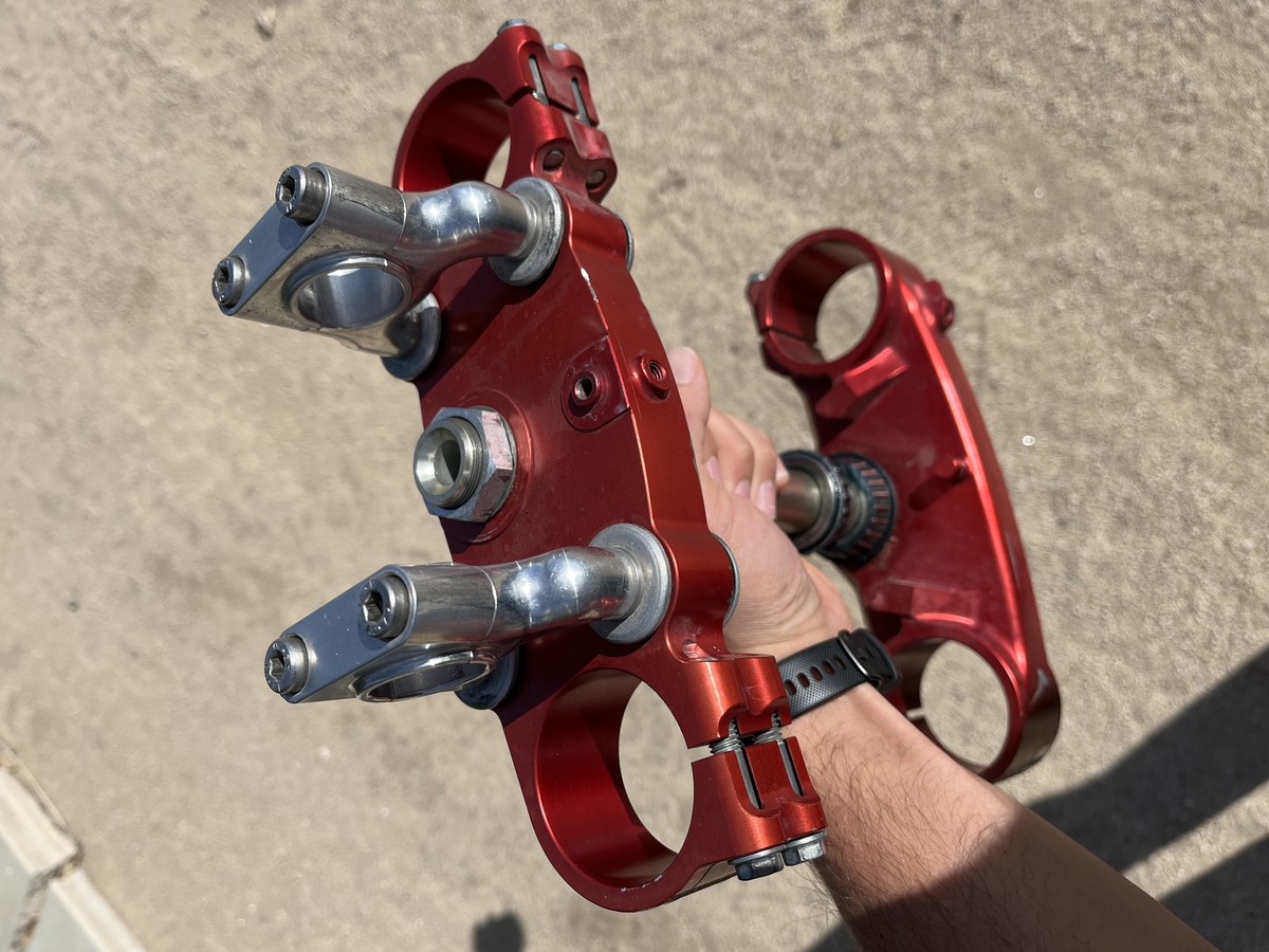 Red RG3 triple clamps cr/crf - For Sale/Bazaar - Motocross Forums ...
