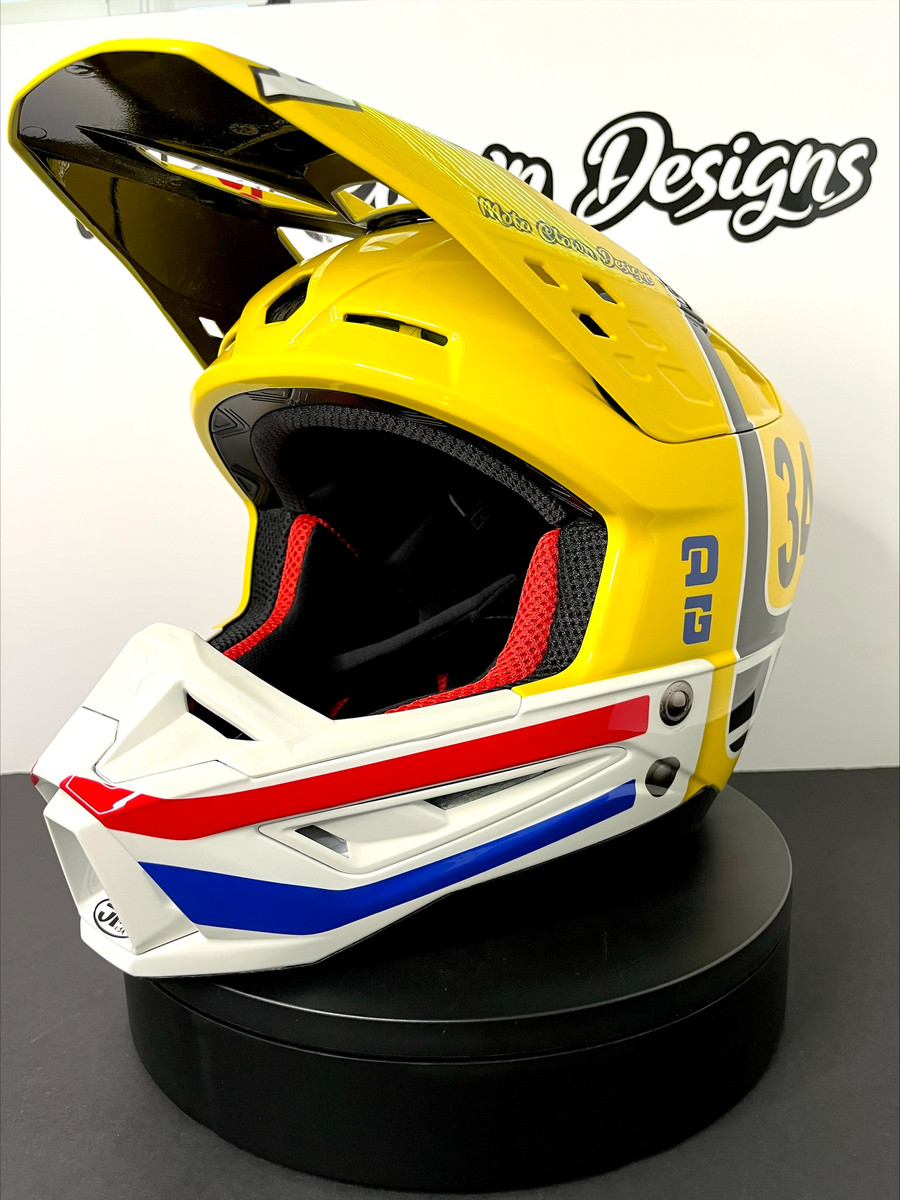 Old School Hannah Replica Helmet - Old School Moto - Motocross Forums ...