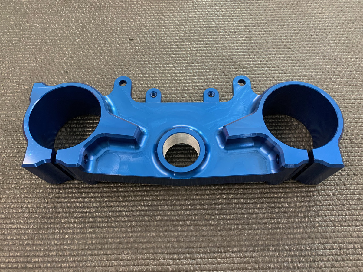 Yamaha YZ 125 250 Applied Bottom Triple Clamp 98-04 New - For Sale ...