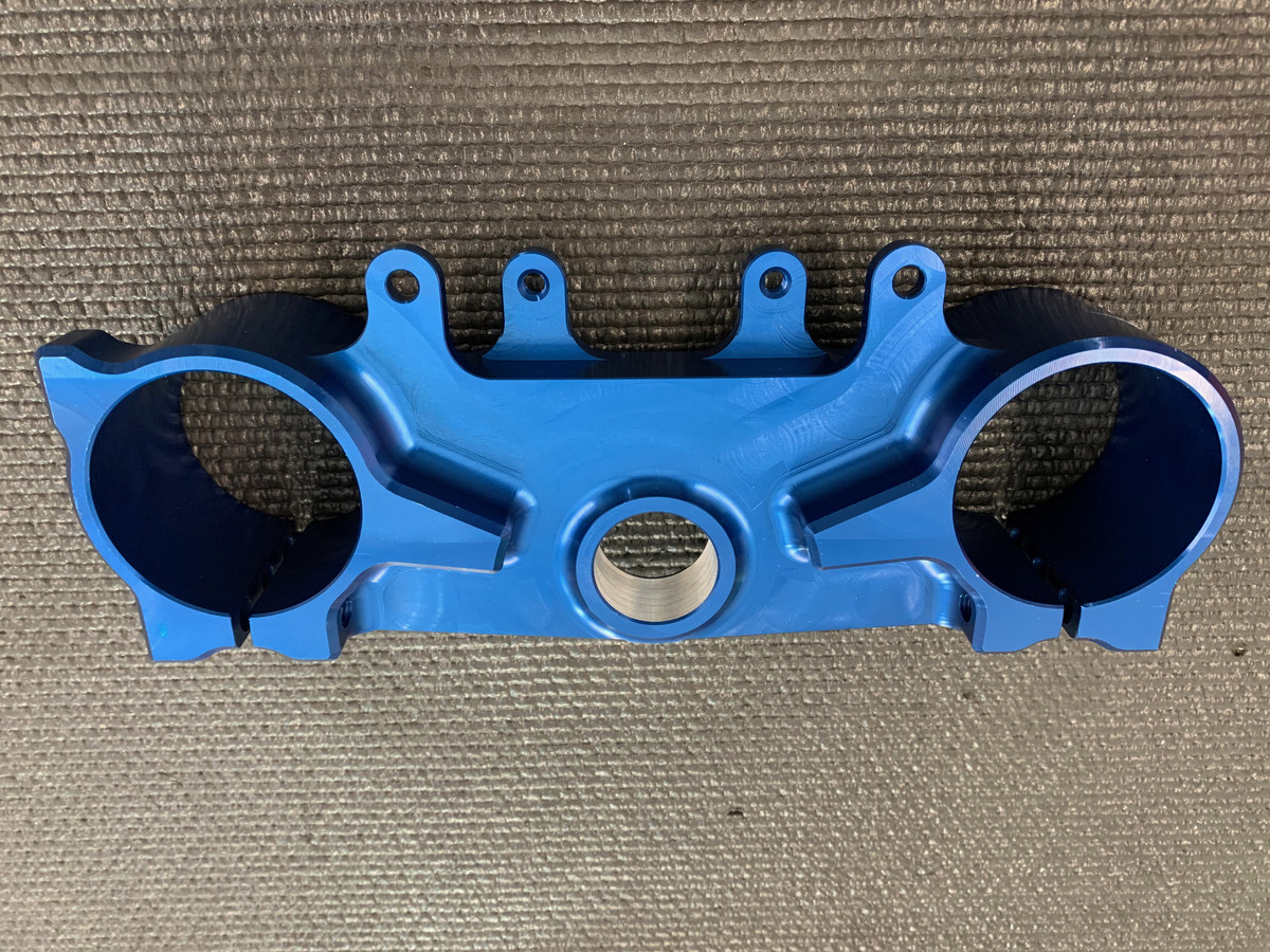 Yamaha YZ 125 250 Applied Bottom Triple Clamp 98-04 New - For Sale ...