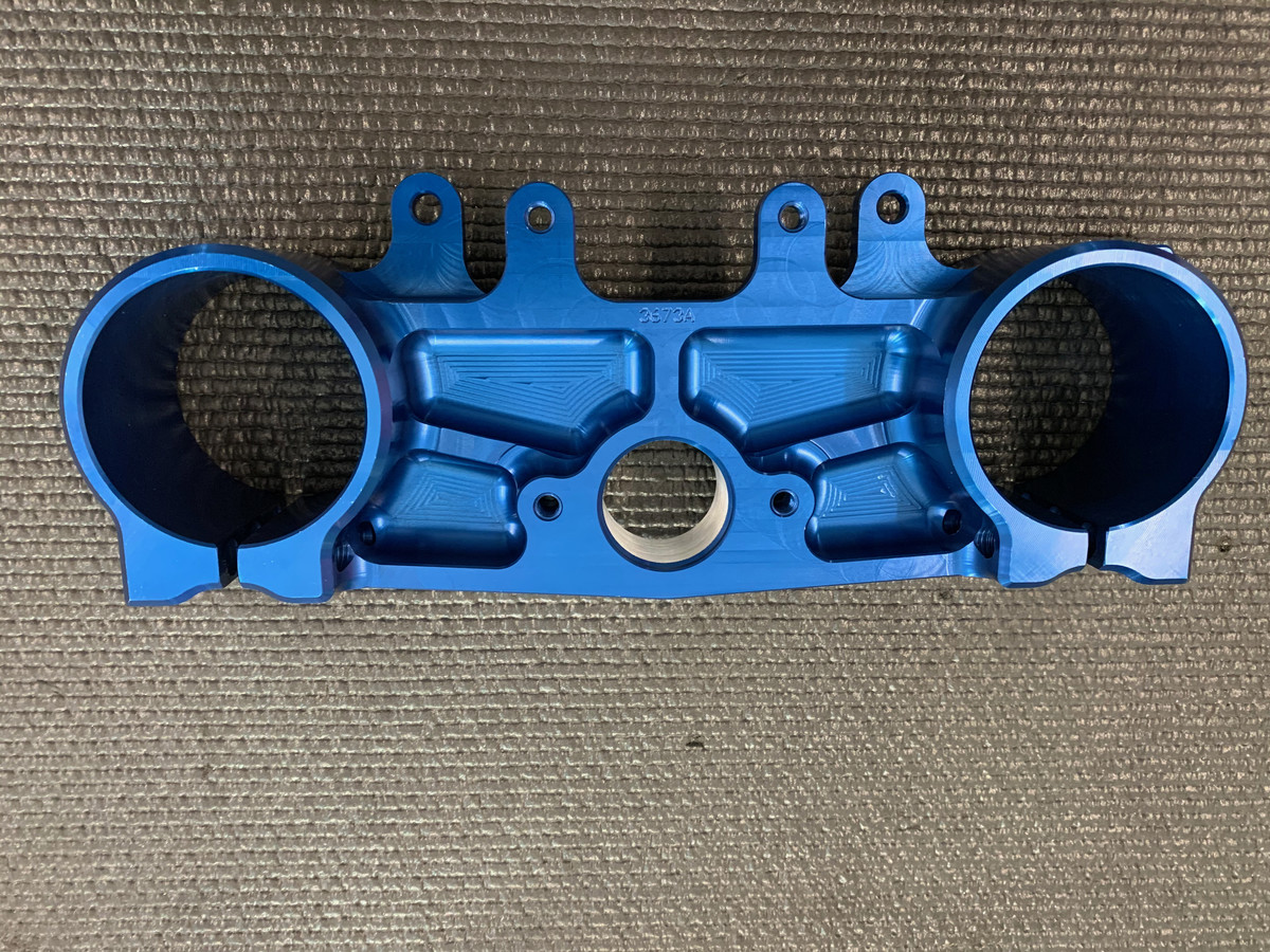 Yamaha YZ 125 250 Applied Bottom Triple Clamp 98-04 New - For Sale ...