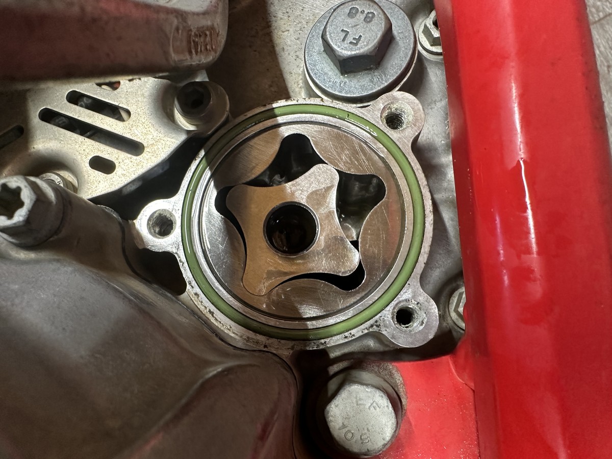 KTM updated 250/350 oil pump gear - Tech Help/Race Shop - Motocross ...