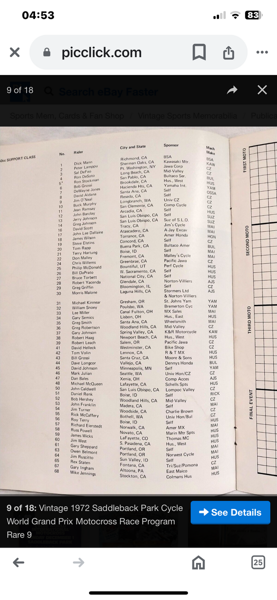 Old Riders Numbers - Moto-Related - Motocross Forums / Message Boards ...