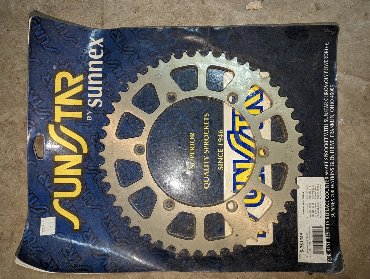 Sprockets: KX RM 48T sunstar $45, KX Renthal twin ring 51T $50 - For ...