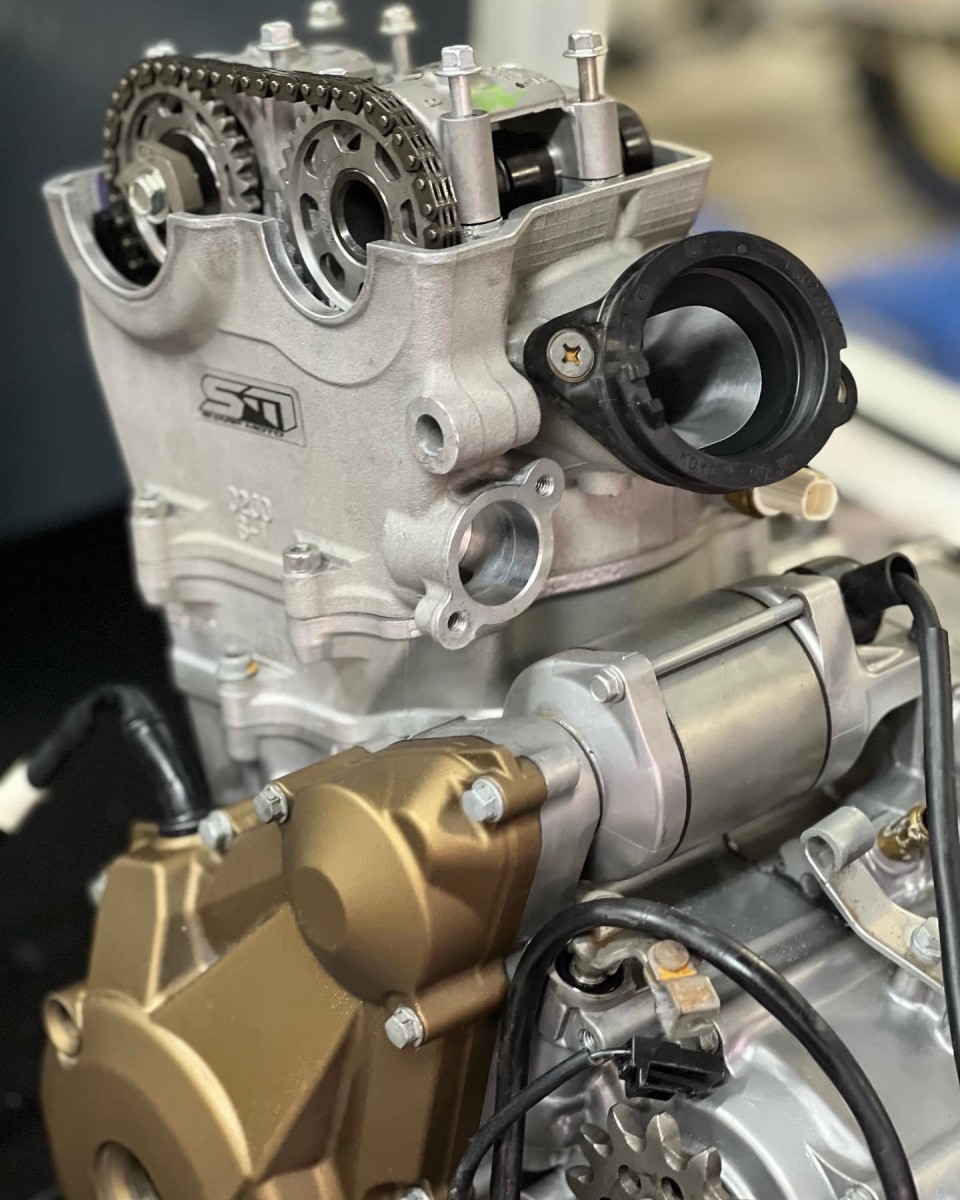 Custom E-Start RM-Z450 being built by SharpMoto Works - Moto-Related ...