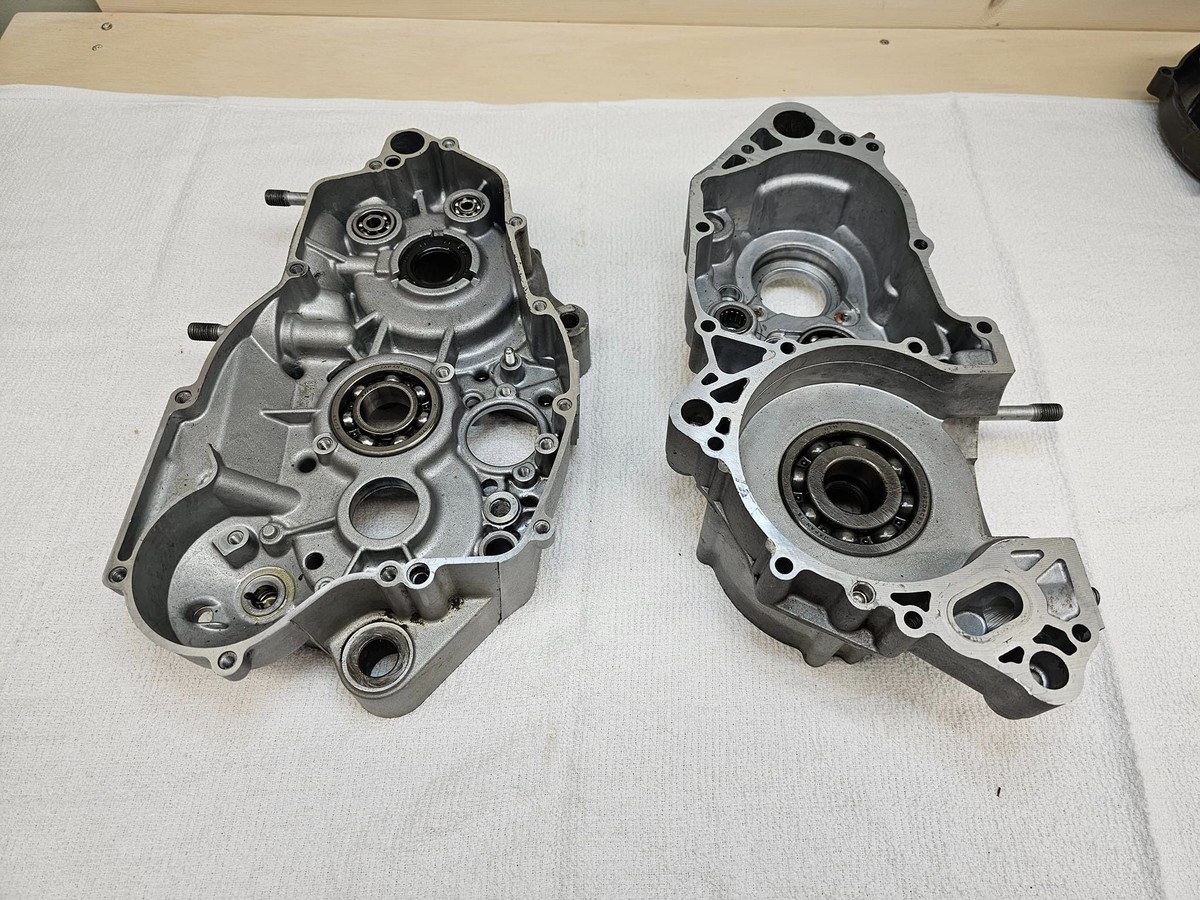 2005-2007 Kawasaki KX250 two stroke parts (cases, pipe, and more) - For ...